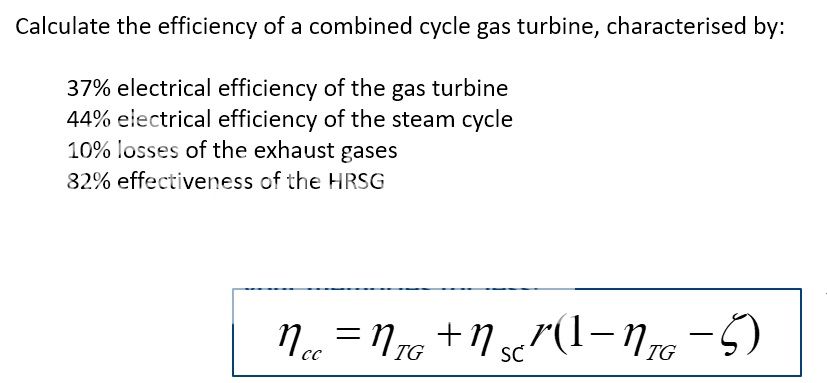 Overall combined cycle efficiency calculation | All About Circuits